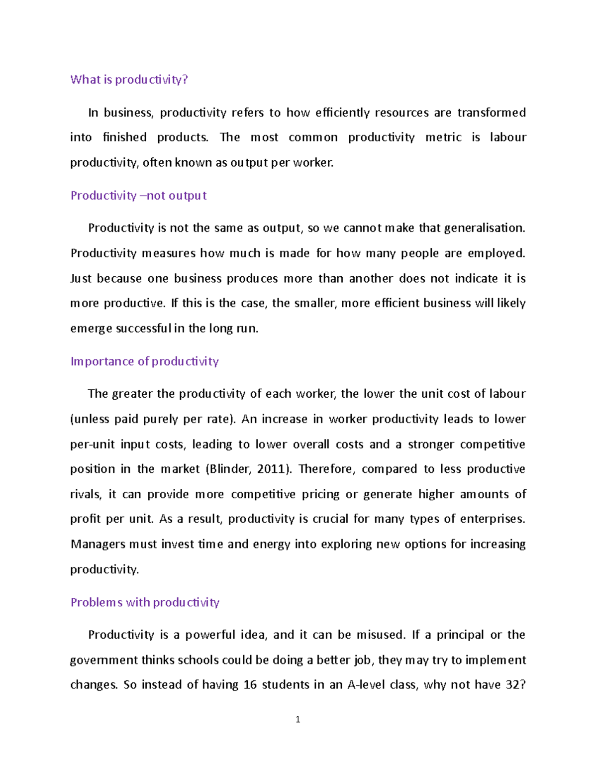 Productivity-and-performance - What is productivity? In business ...