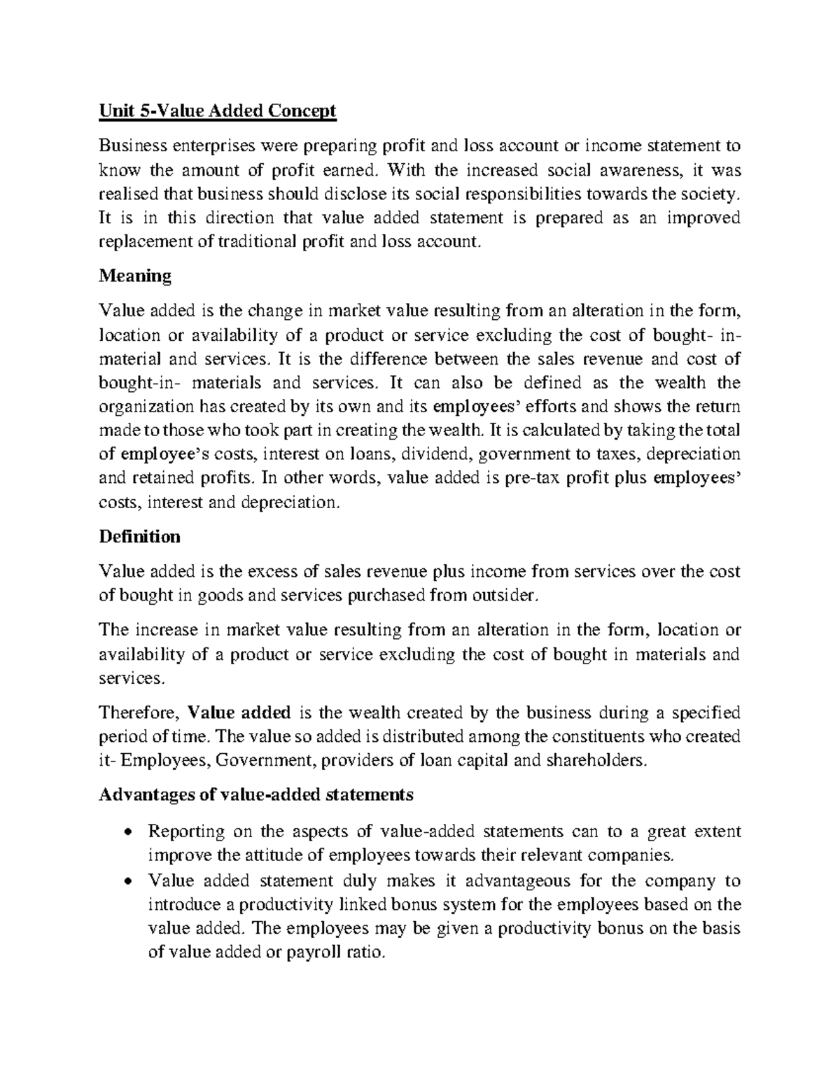 Value added concept value added concept Value added concept value added ...