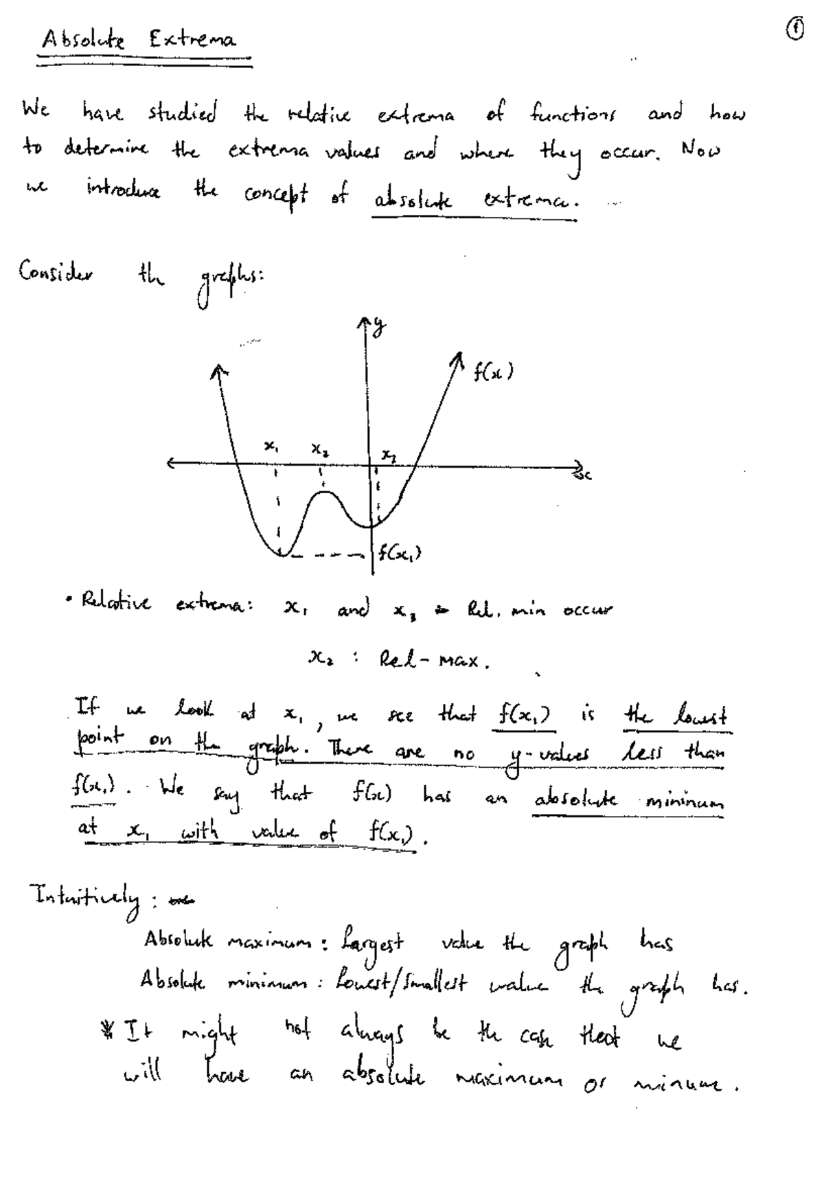 7.absolute-extremas - MATH150 - Studocu