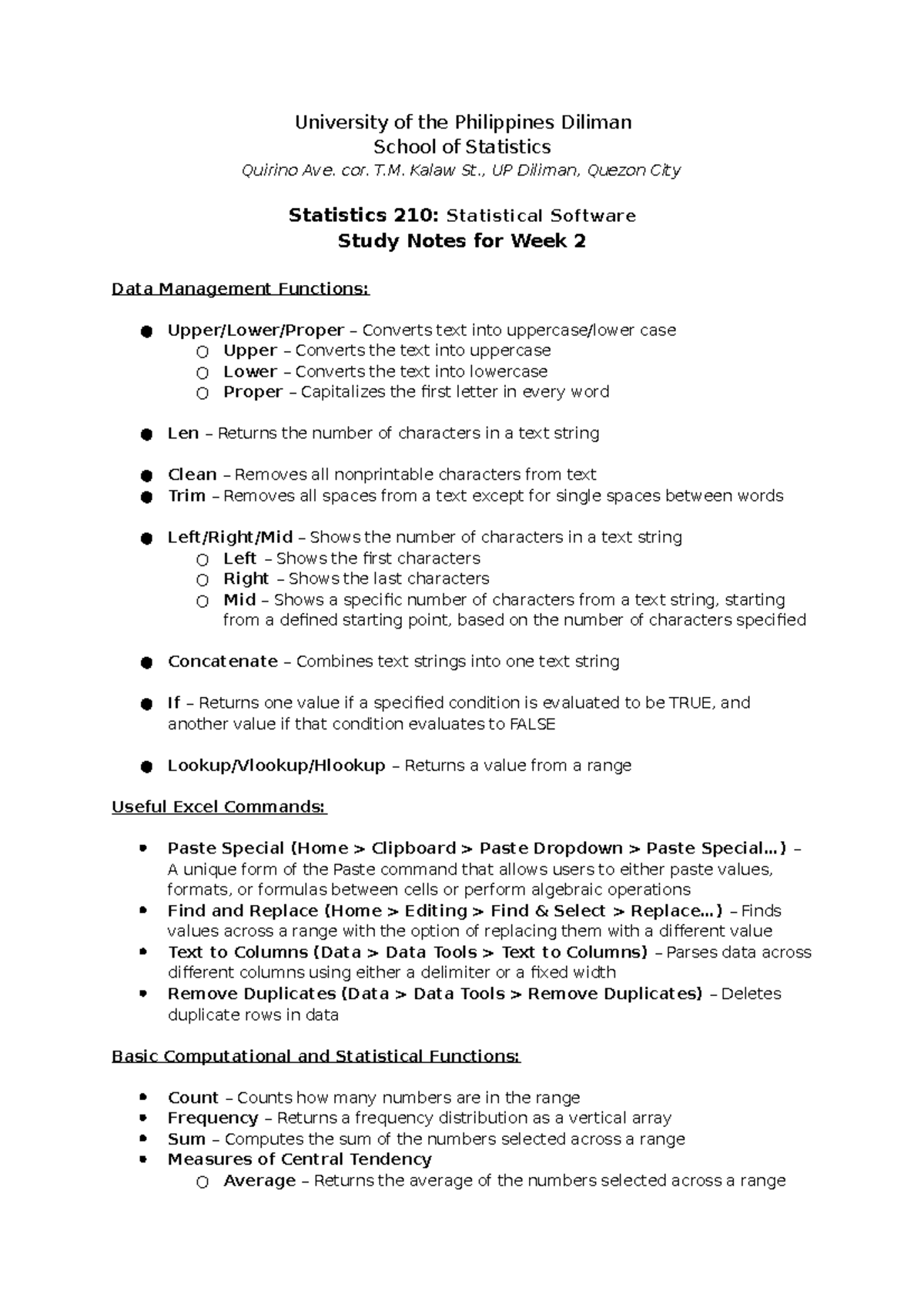 Stat 210 - Handouts - Week 2 - University of the Philippines Diliman School of Statistics ...