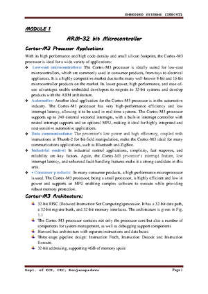 RTS Mod3@Az Documents - RTS notes - electronics and communication - Studocu