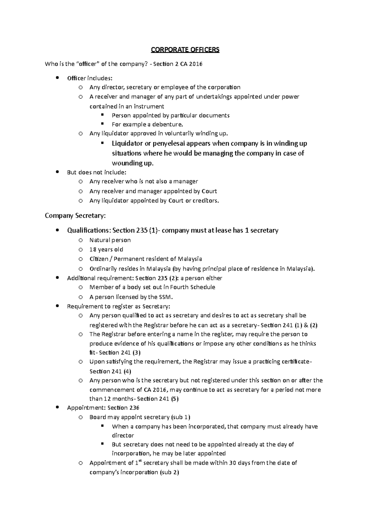 4. Corporate Officers - CORPORATE OFFICERS Who is the “o昀케cer” of the ...