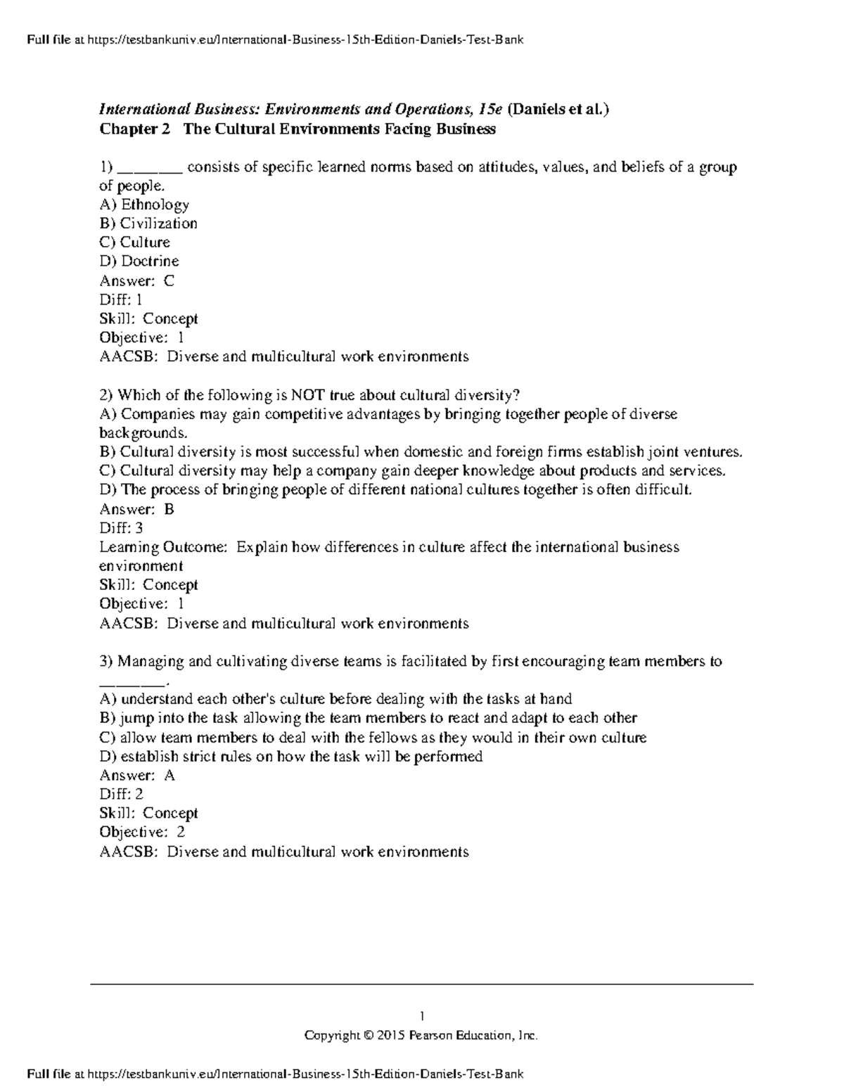 IBT 15th E - C2 TB - mmmmmmmmmmmm - 1 Copyright © 2015 Pearson ...