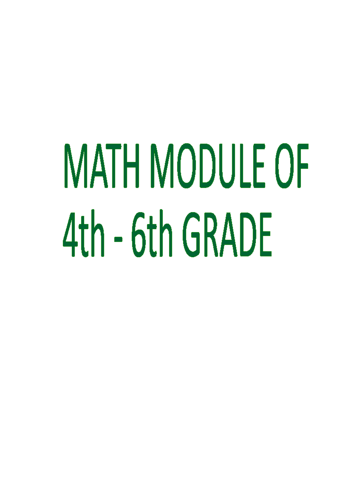 MATH Module 2 - Pembelajaran 1 Siswa mampu menjelaskan sifat operasi ...
