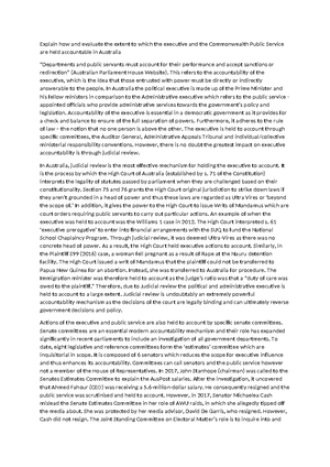 The role of the federation chamber in the aus leg process - 4. The ...