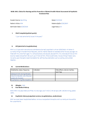 3303 Care Plan description 2016 - ASSESSMENT and CARE PLANS: You will ...