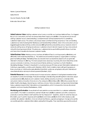 QSO 321 - SNHU - People, Planet, and Profit - Studocu