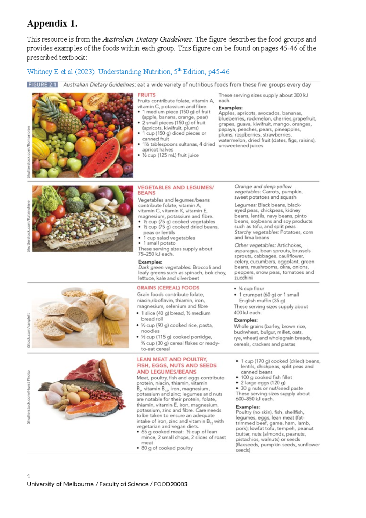 Assessment 1 Appendices - Appendix 1. This resource is from the ...