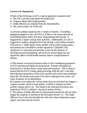 BIO 203 Liver Answers - BIO 203 - SBU - Studocu