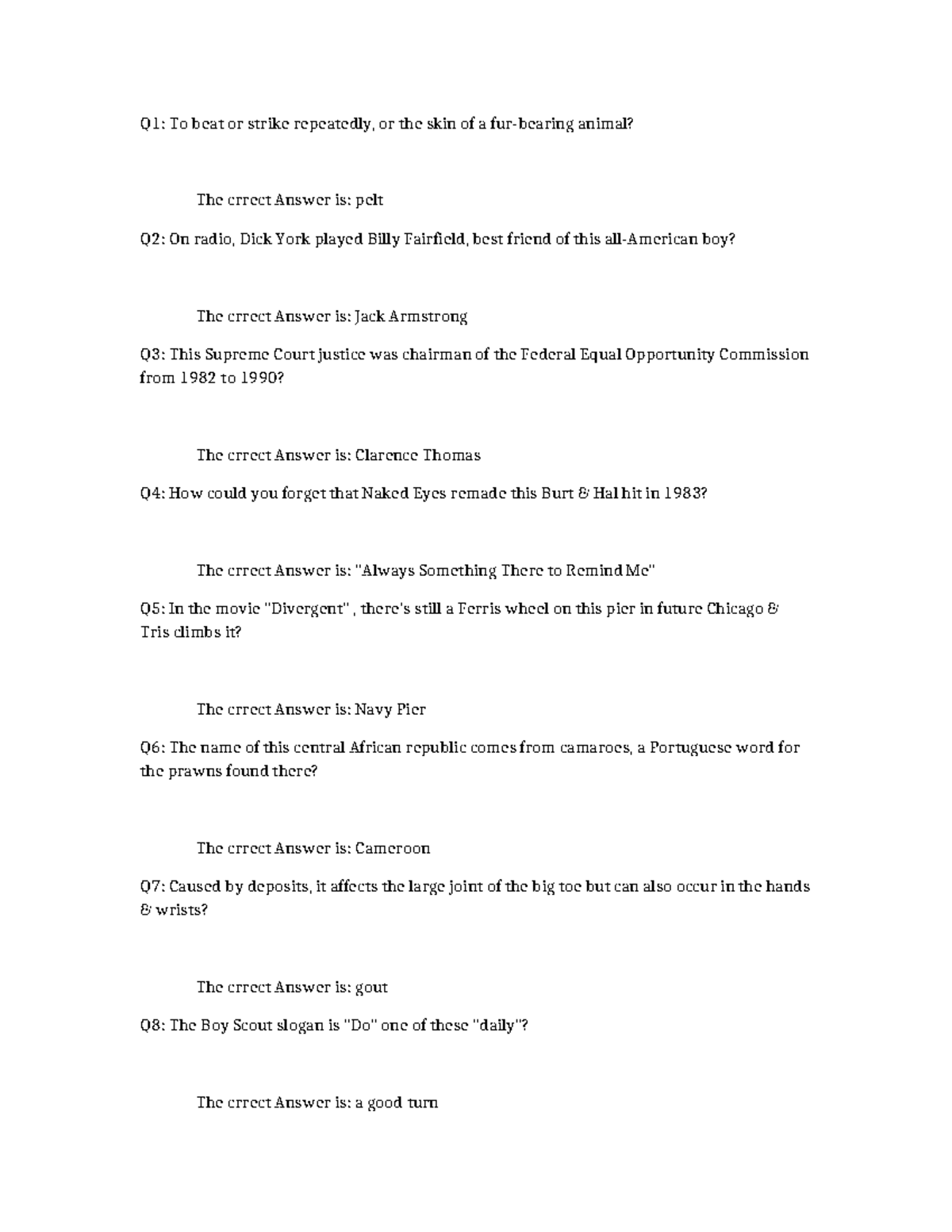 2 Example for LWLW - Excellent practicals - Q1: To beat or strike ...