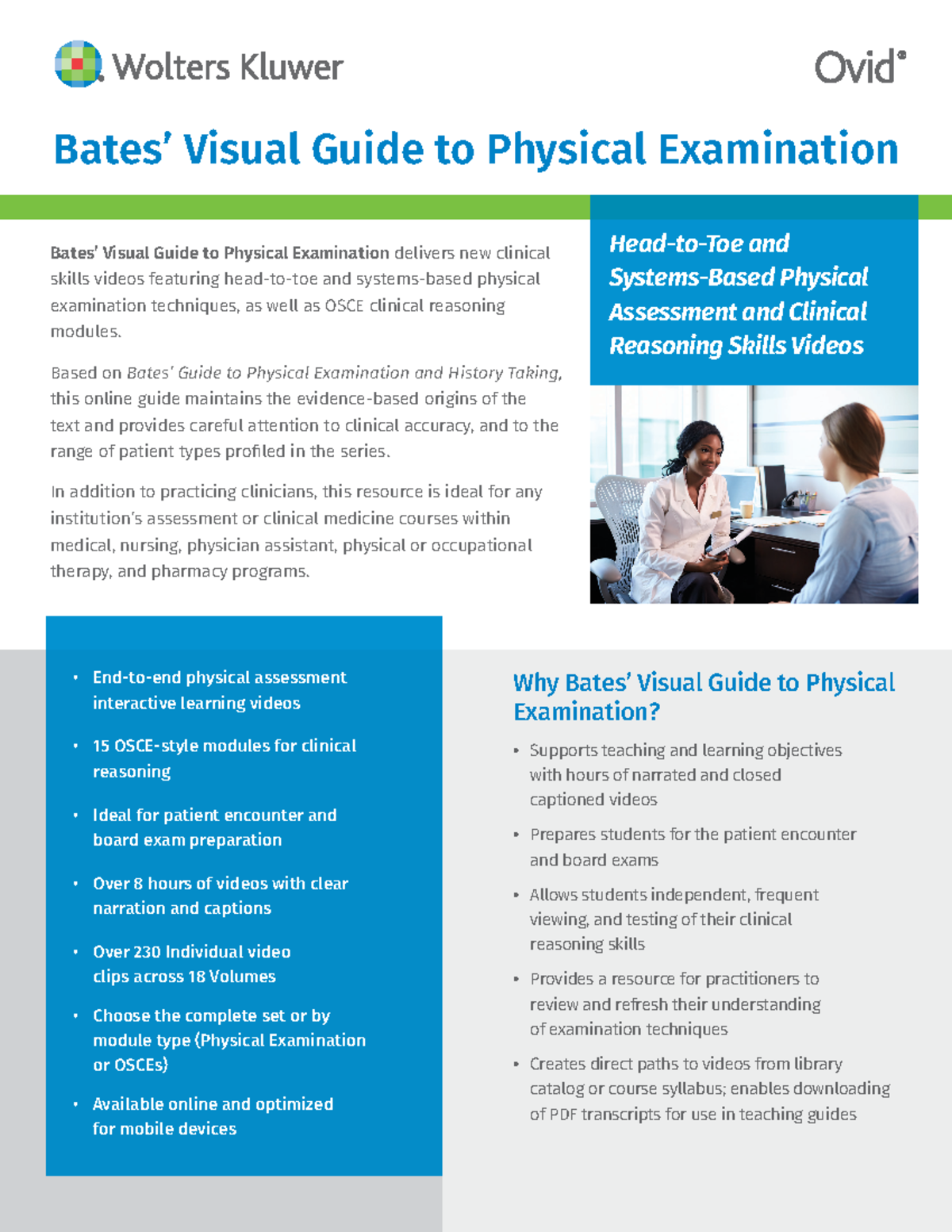 Factsheet bates visual guide to physical examination - Bates’ Visual ...