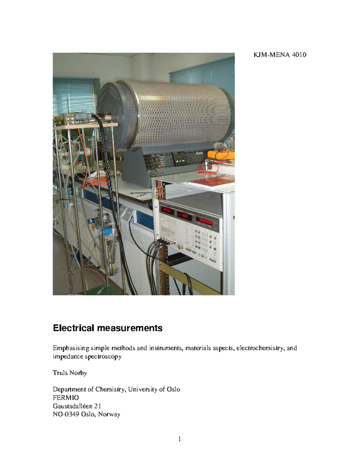 Electrical-measurements - , to obtain voltages and currents using the ...