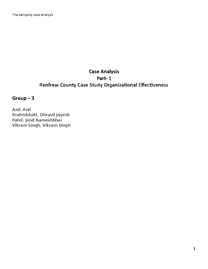 Example of Ivey Case Study - Diagnosis and Feedback at THE Company ...