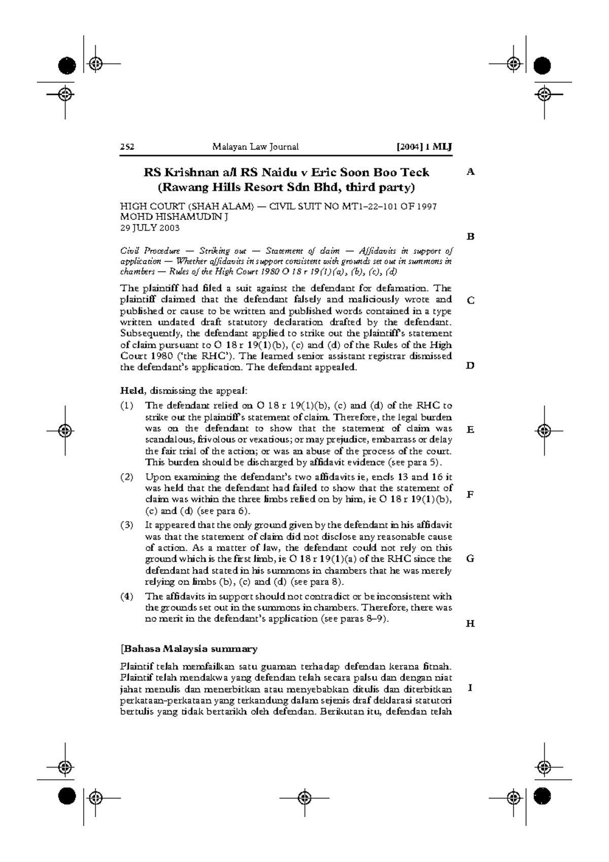 RS Krishnan AL RS Naidu v ERIC SOON BOO TECK ( Rawang Hills Resort SDN ...