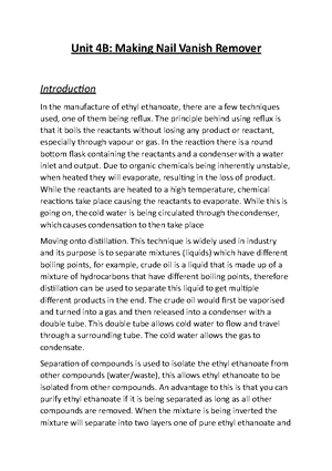 Unit 4A - Unit 4A - Unit 4A: Health and Safety in Science Organisations ...