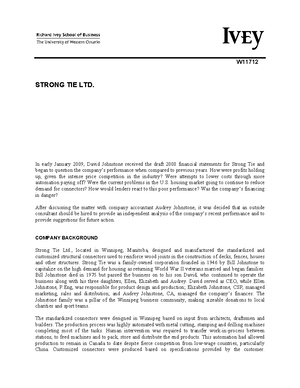Tire Sity - Case study - Harvard Business School 9-297- Rev. May 19 ...