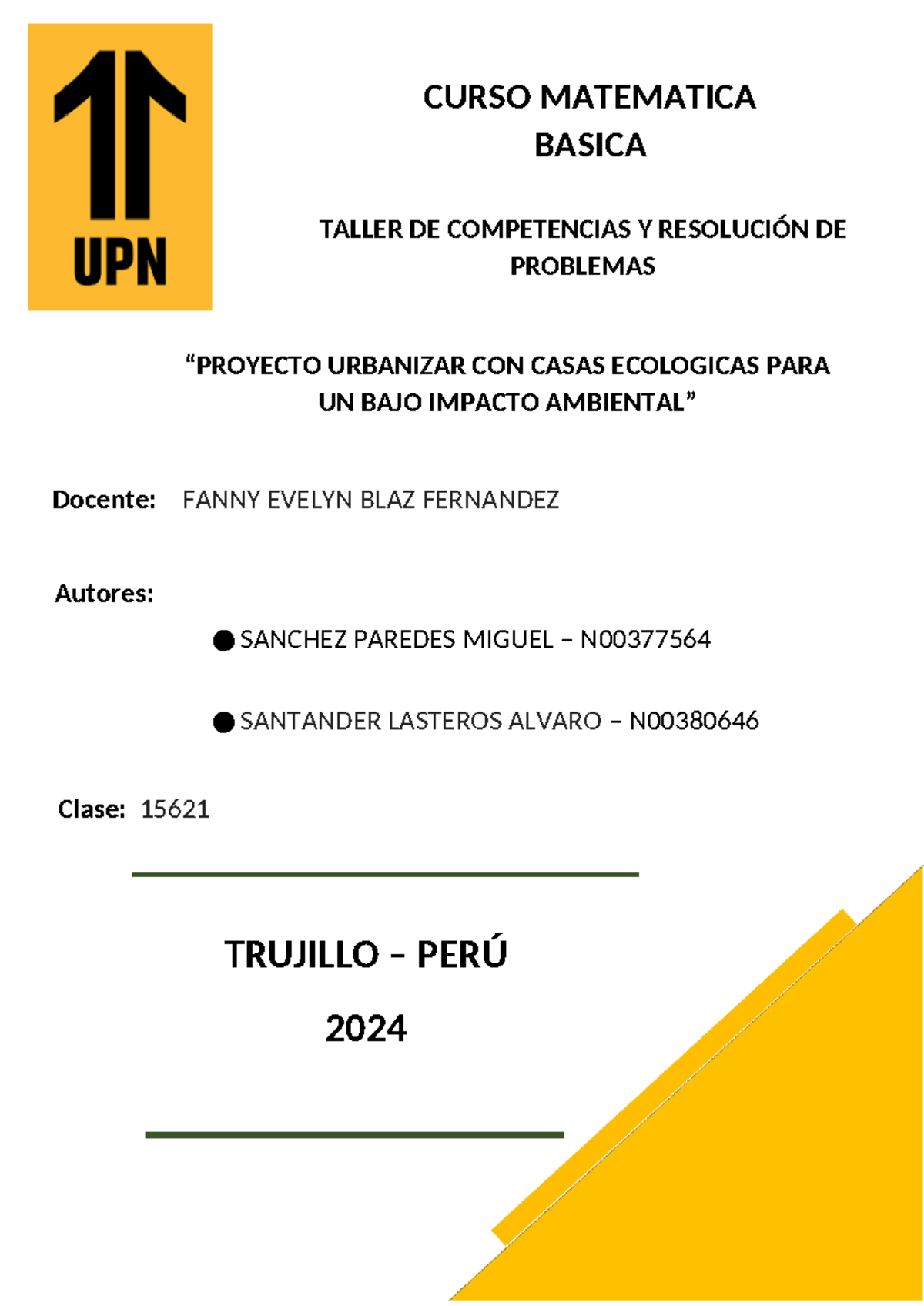 Doc2 - xdddd - CURSO MATEMATICA BASICA TALLER DE COMPETENCIAS Y RESOLUCIÓN DE PROBLEMAS ...