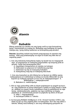 ESP-9-week-1-Q4 v - Edukasyon sa Pagpapakatao Ikaapat na Markahan– Unang Linggo: Pagbabago sa ...