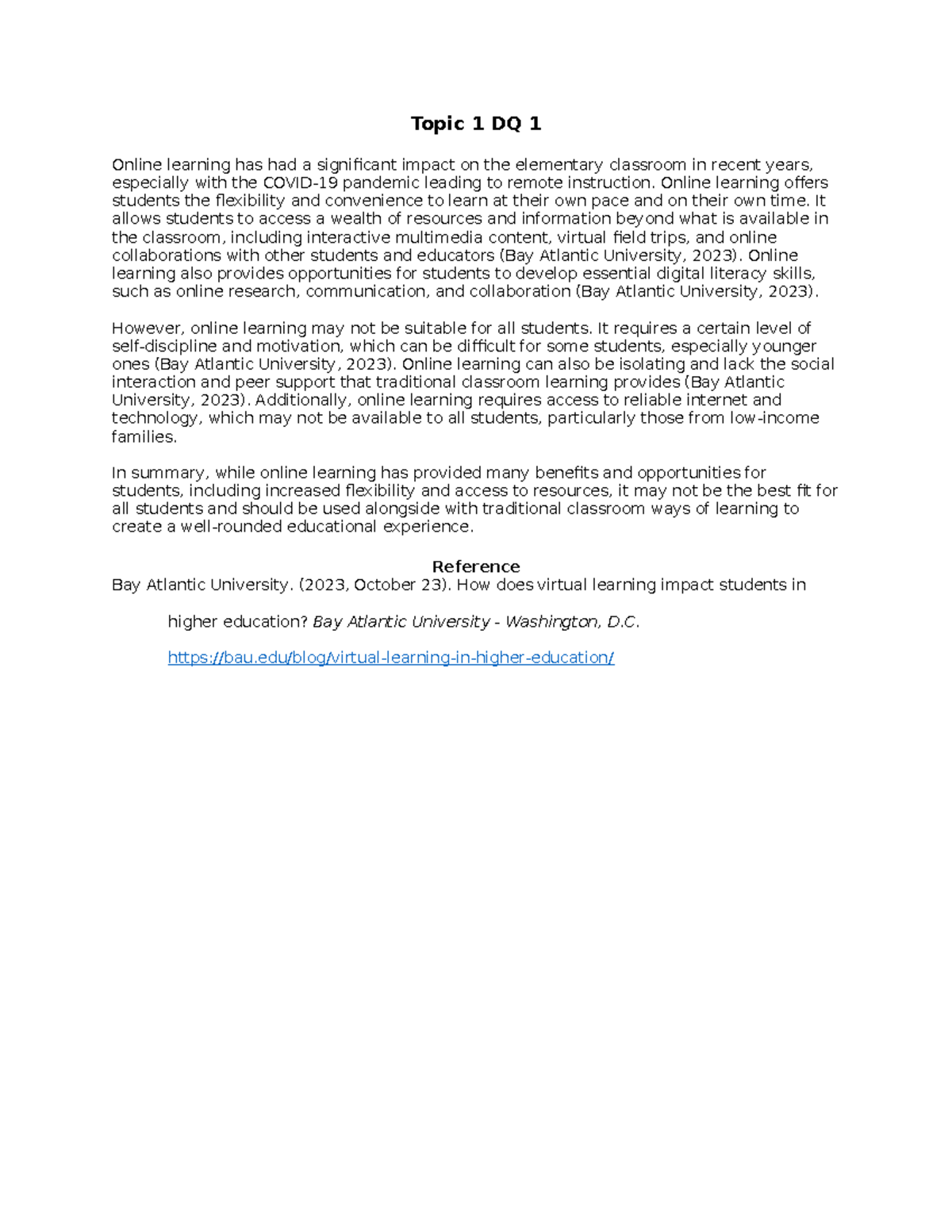 participation post on topic 1 stem tools for ELM -463 - Topic 1 DQ 1 ...