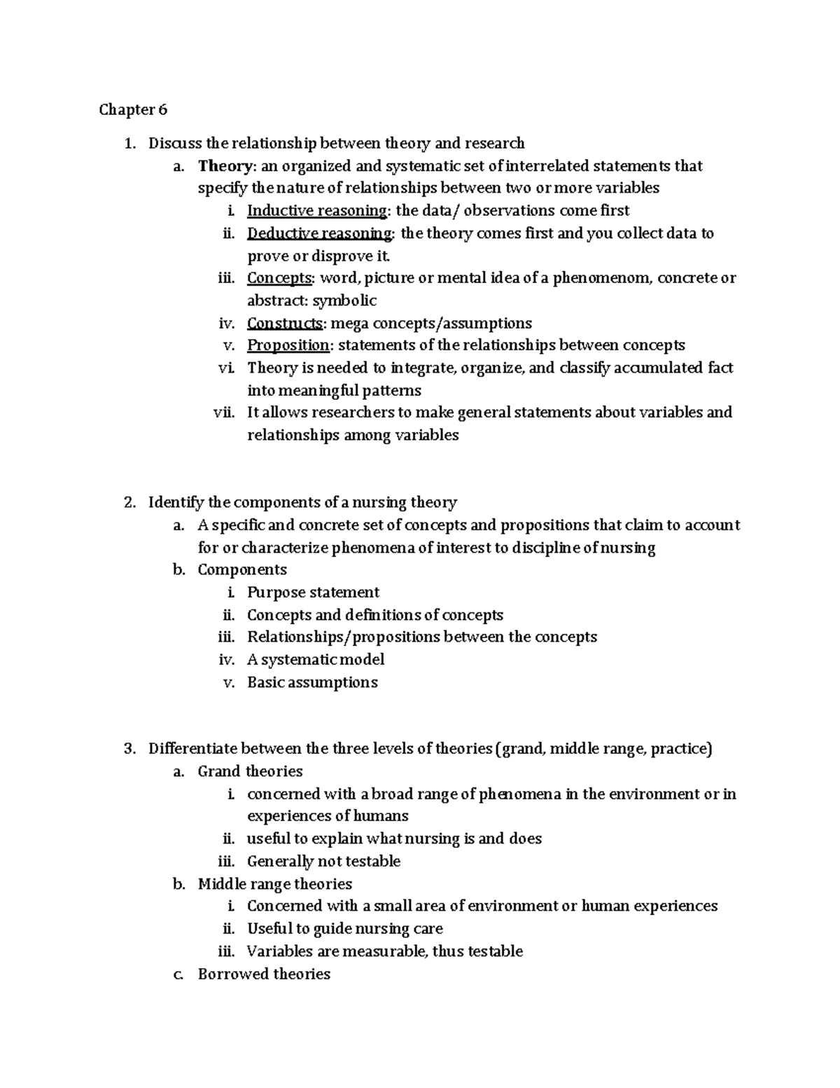 Research quiz 2 - quiz 2 notes - Chapter 6 1. Discuss the relationship ...