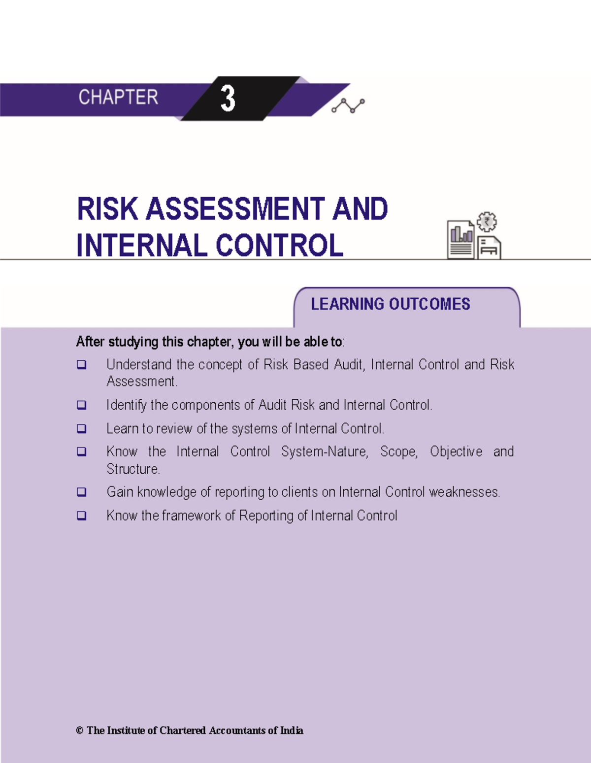 RISK Assessment AND Internal Control - 3 RISK ASSESSMENT AND INTERNAL ...