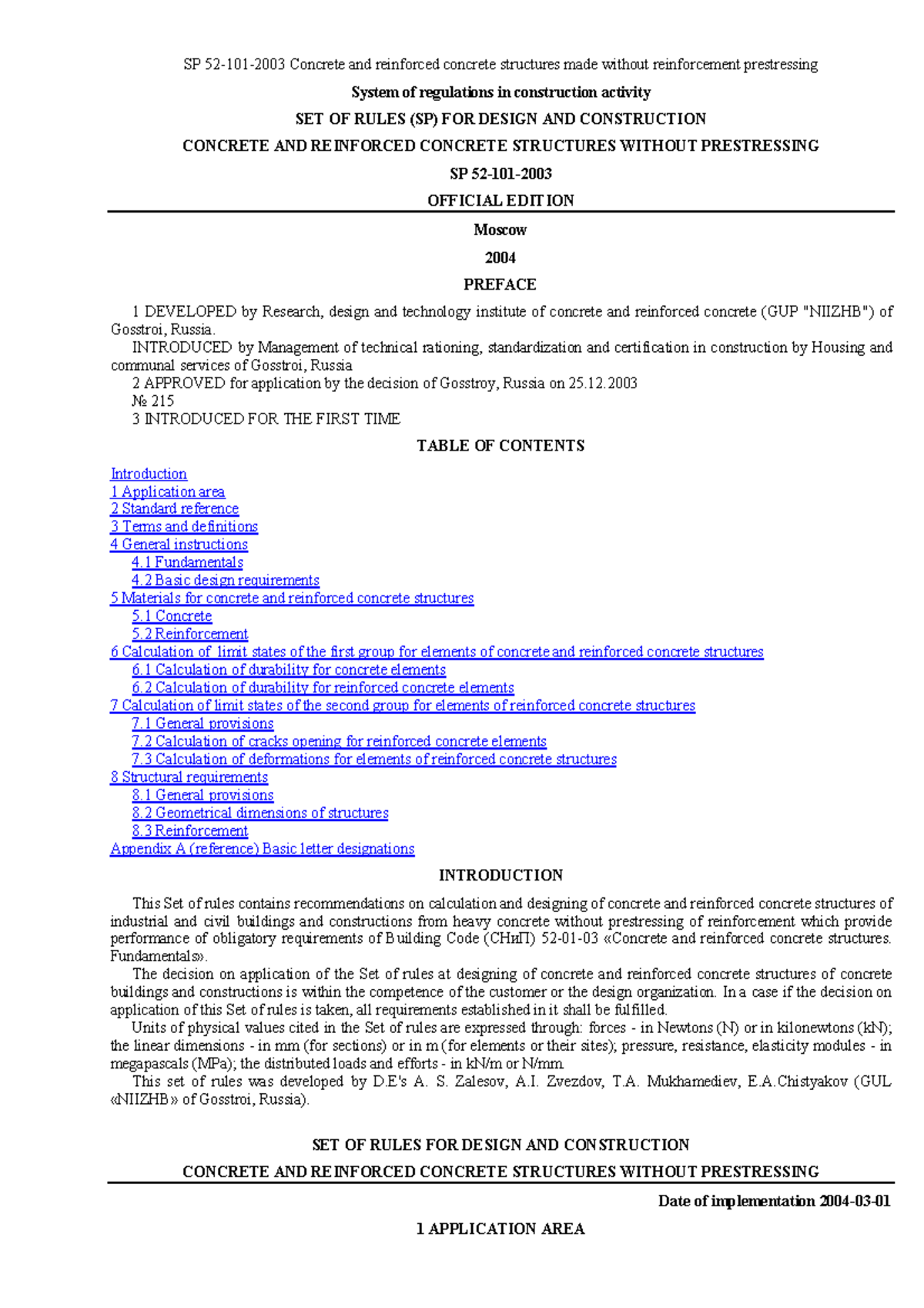 SP 52 101 2003 Concrete and reinforced c - System of regulations in ...