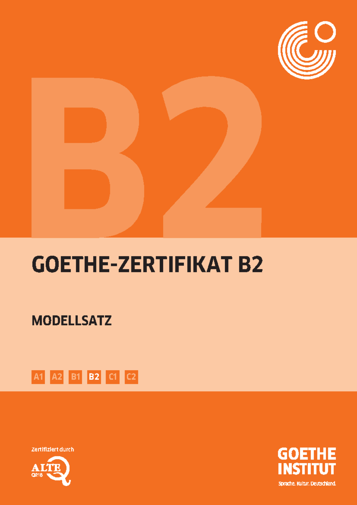 Goethe Zertifikat B2 - ,jbkjb - GOETHE-ZERTIFIKAT B MODELLSATZ A1 A2 B1 ...
