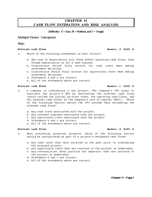 Chapter 8 solutions - Chapter 8 Master Budgeting Solutions to Questions ...