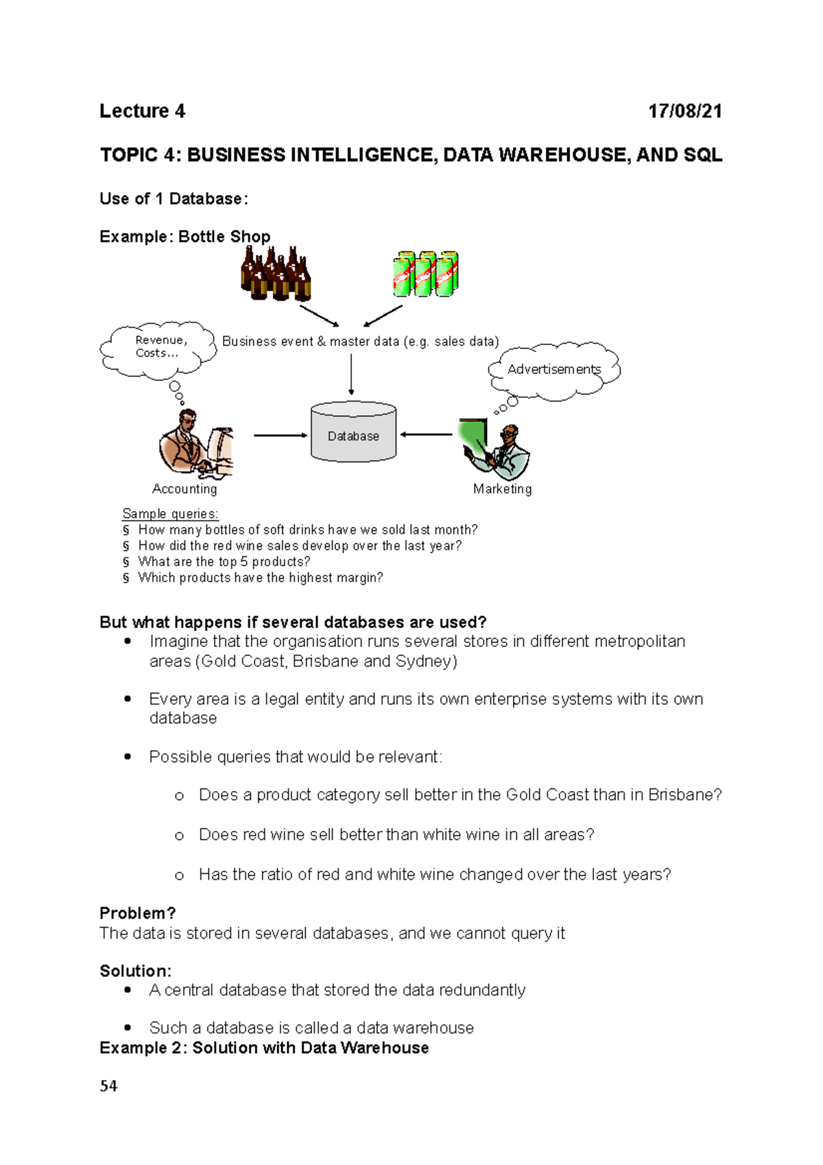 Lecture weeks 4 to 8 - 2021 - AYB341 - QUT - Studocu