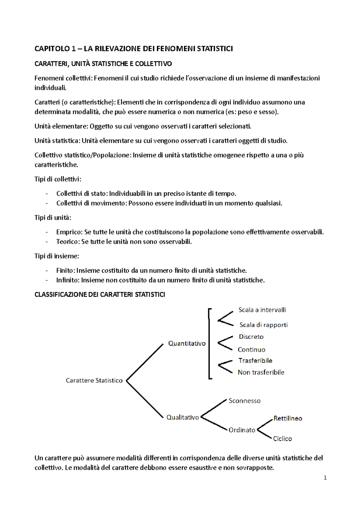 Riassunto Borra S., A. Di Ciaccio, Statistica – metodologie per le ...