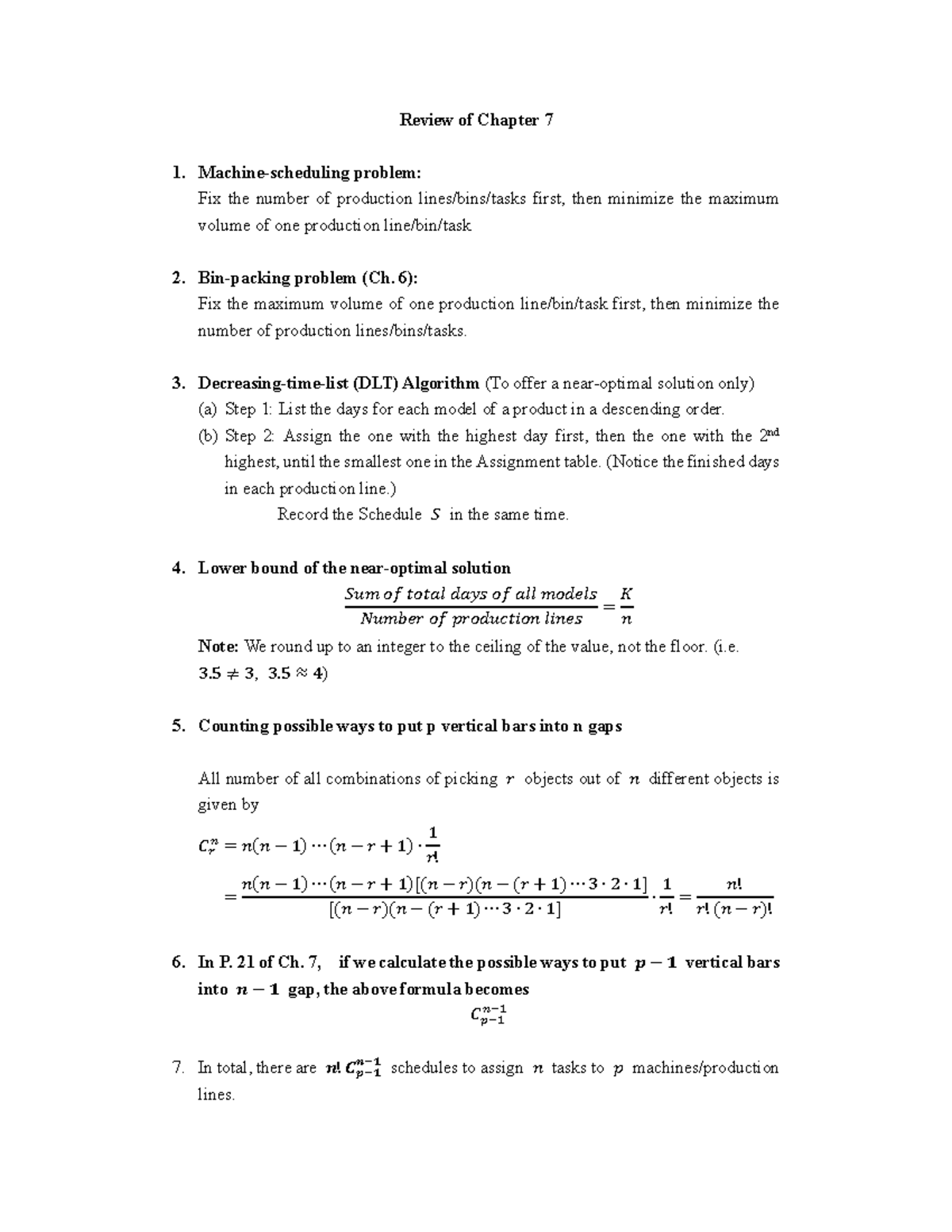 Review Chapter 7 - Summary Smart Decisions - Review of Chapter 7 1 ...