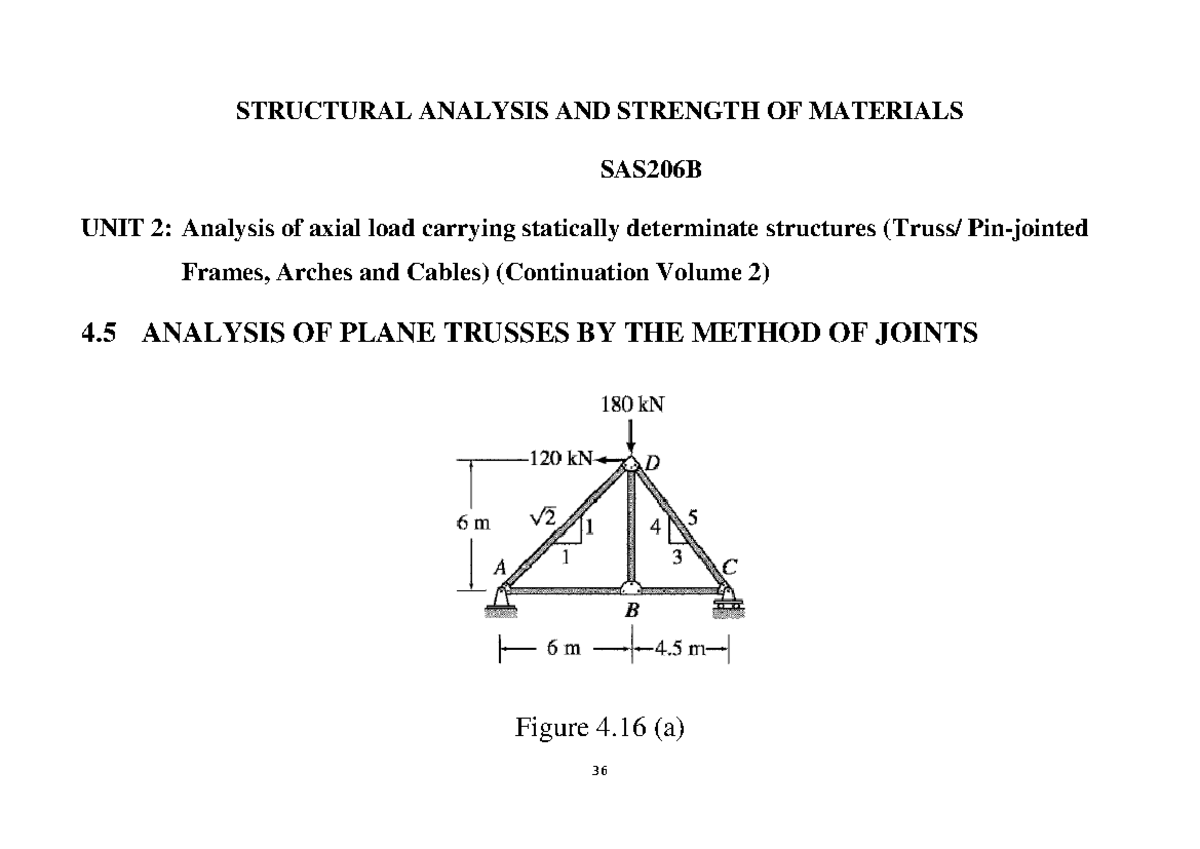 2.2 Structural Analysis AND Strength OF Materials SAS206B LU 2 V2 ...
