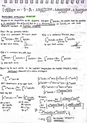 Some-Calculus-Formulas - MAT061 - Formulas I. Some Trigonometric ...