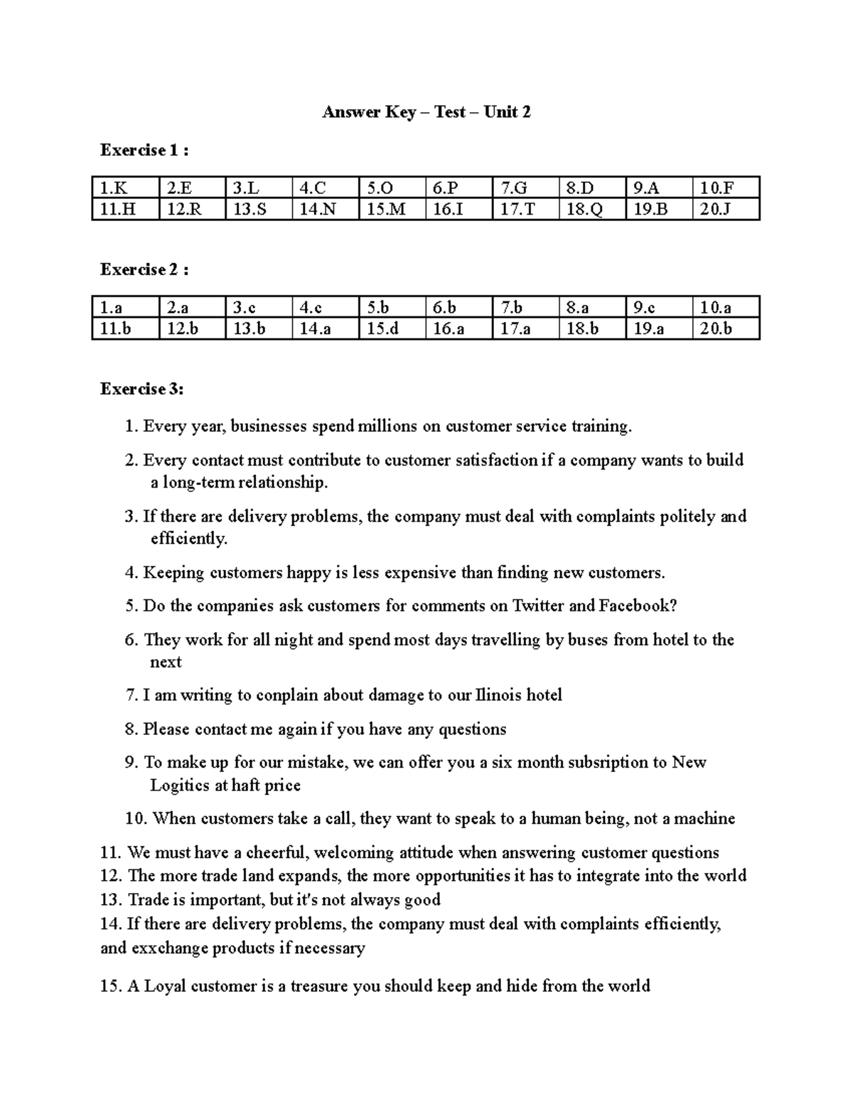2. key - Group test 1 - key answer - Answer Key – Test – Unit 2 ...