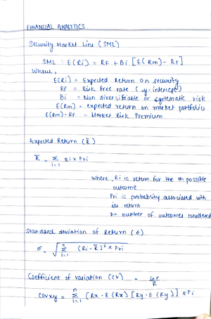 CFA L1 Formula Booklet - Schweser Notes CFA 2013 Level 1 - Handbook for ...