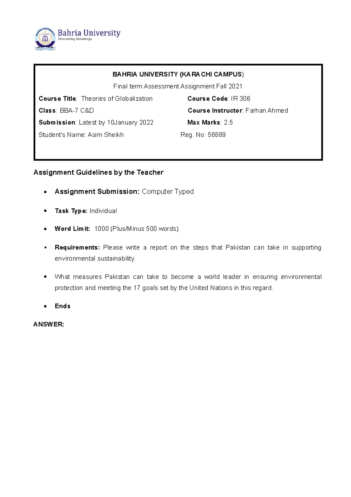 Globalization Assignment No4midterm Paper Solution Proper Solution In
