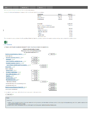[Solved] Statement of Cost of Goods Manufactured for a Manufacturing ...