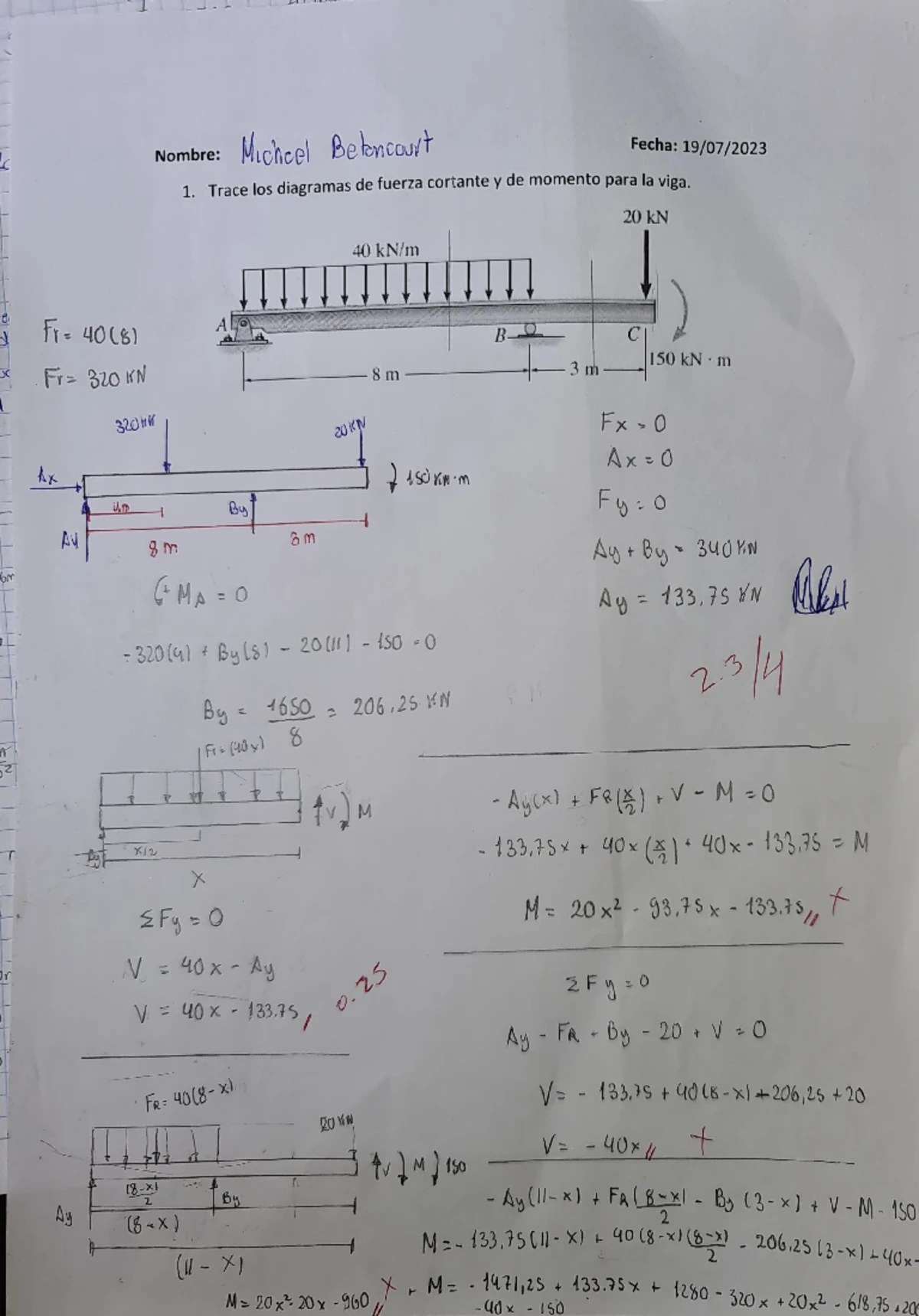 Prueba 2P de estatica - Studocu