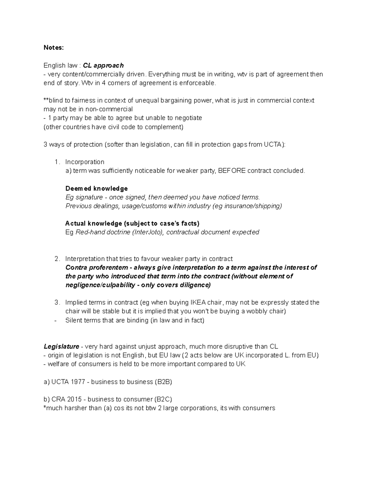 Tutorial #11 - Freedom, signatures and incorporation - Notes: English ...