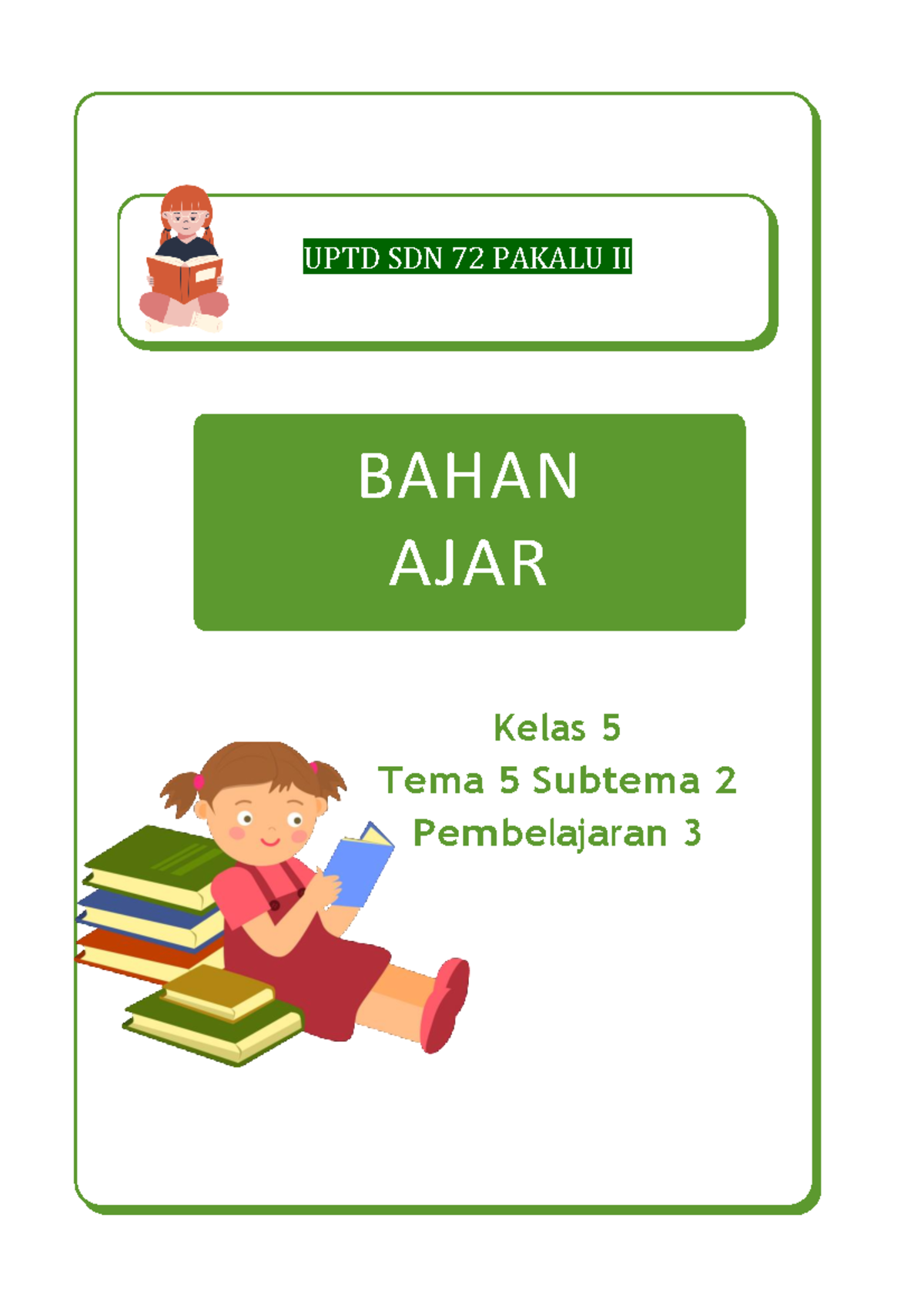 Bahan Ajar 5 - qwertyuio - SD INPRES BTN IKIP II BAHAN AJAR Kelas 5 ...