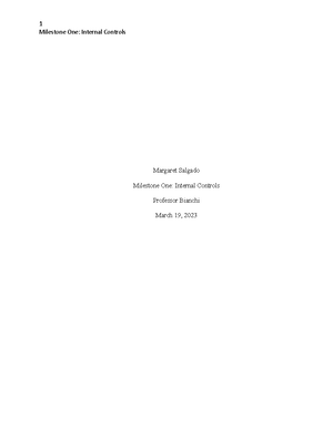 ACC 411 Module Two - Data Analysis in Auditing - Running head: AUDITING ...
