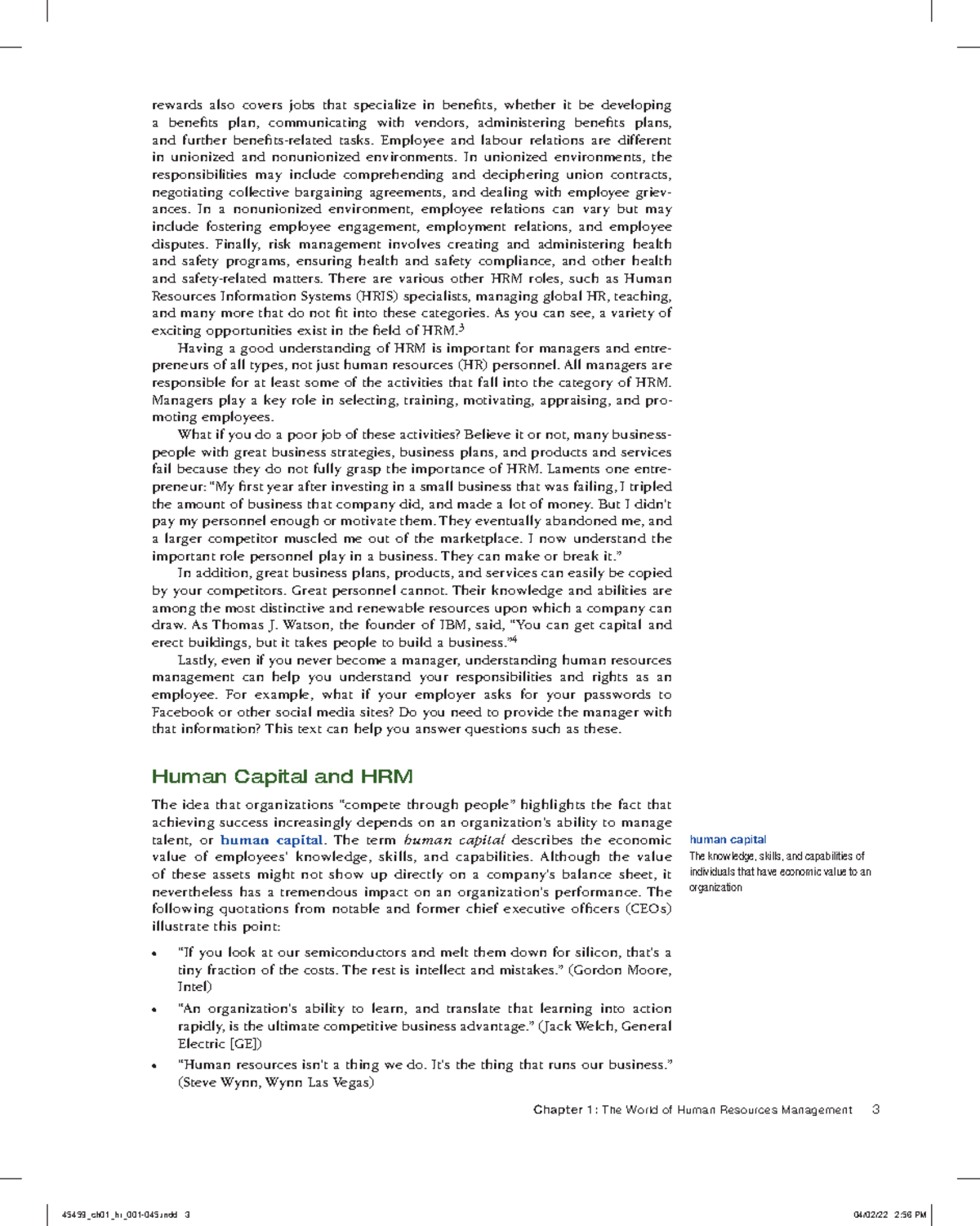 Hrm 2600- human resourse management text book CH 1 compressed - Chapter ...