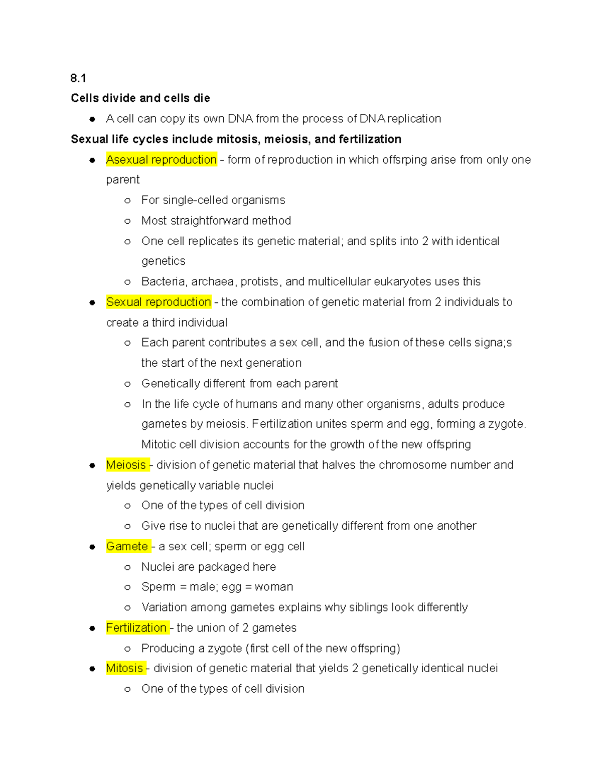 DNA Replication, Binary Fission, and Mitosis (Book) - 8. Cells divide ...