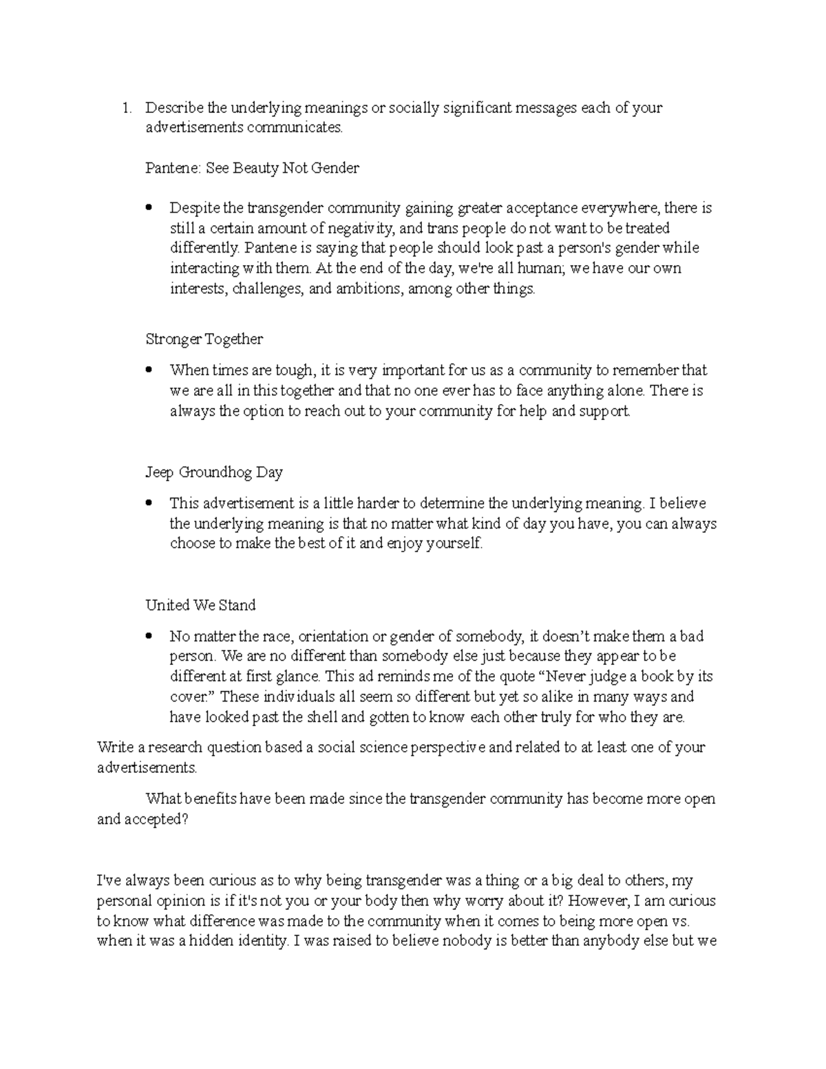 4-2 scs - ....... - Describe the underlying meanings or socially ...