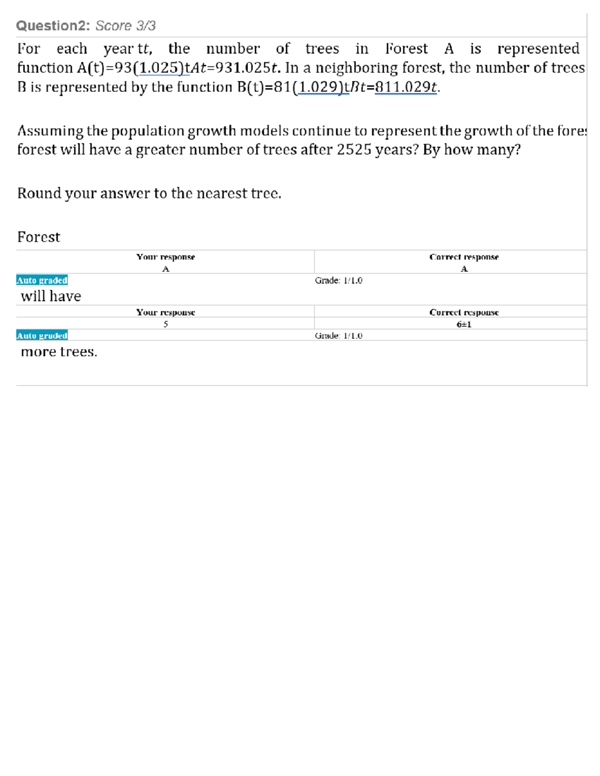 MAT-140 Module 2 Question 2 - Question2: Score For each year tt, the ...