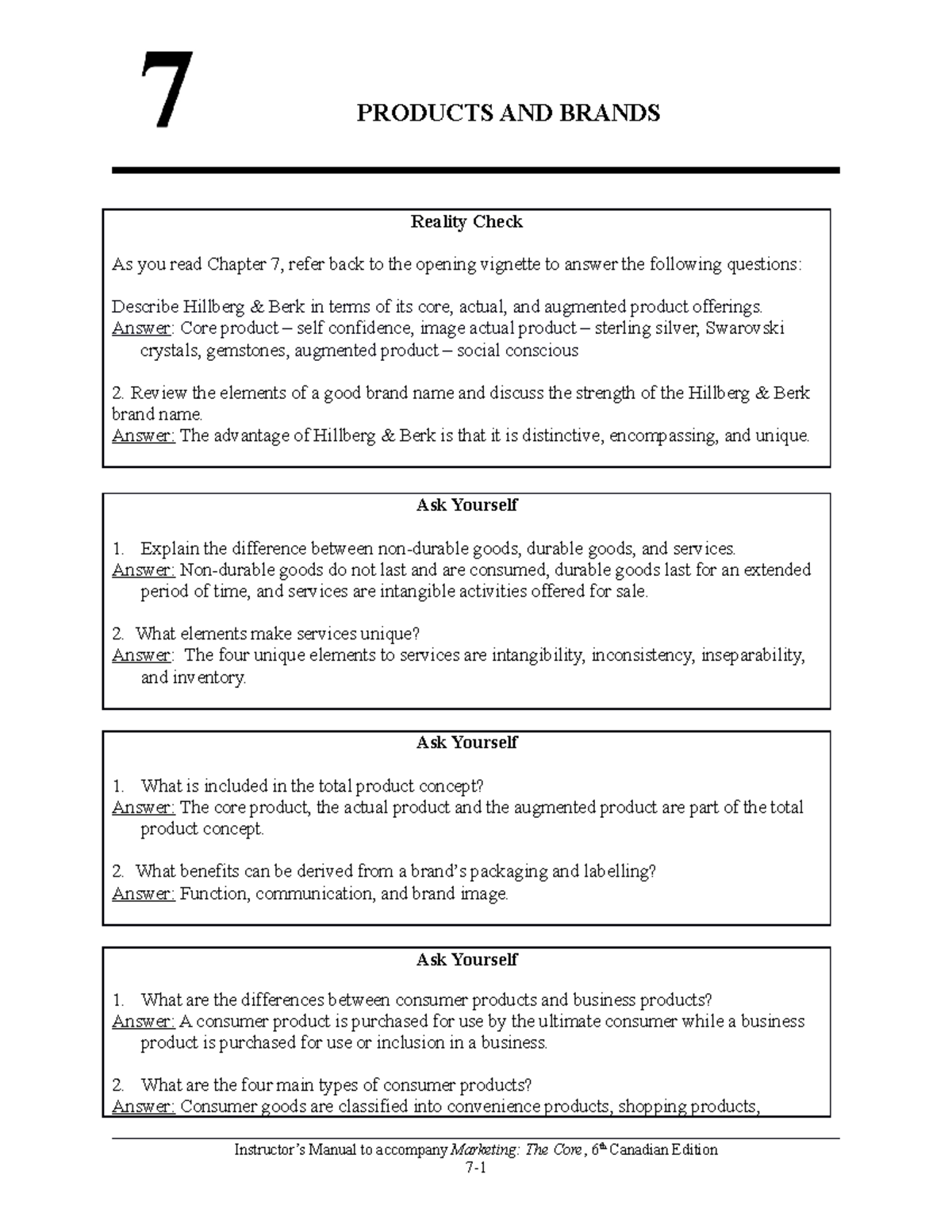 Chapter 7 Suggested Answers to Questions in The Textbook - Reality ...