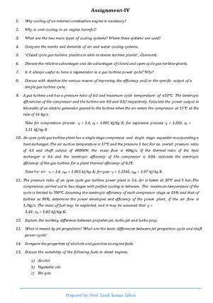 IC Engine Lecture NOTE - Internal Combustion Engines And Gas Turbines ...