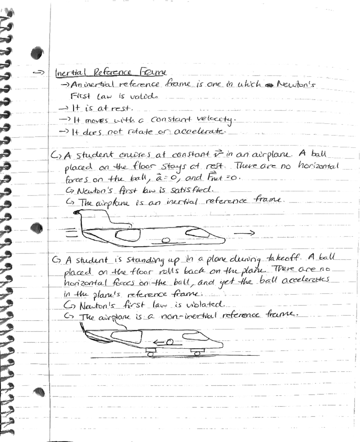 Physics I - Inertial Reference Frame - PHYS.1410 - Studocu