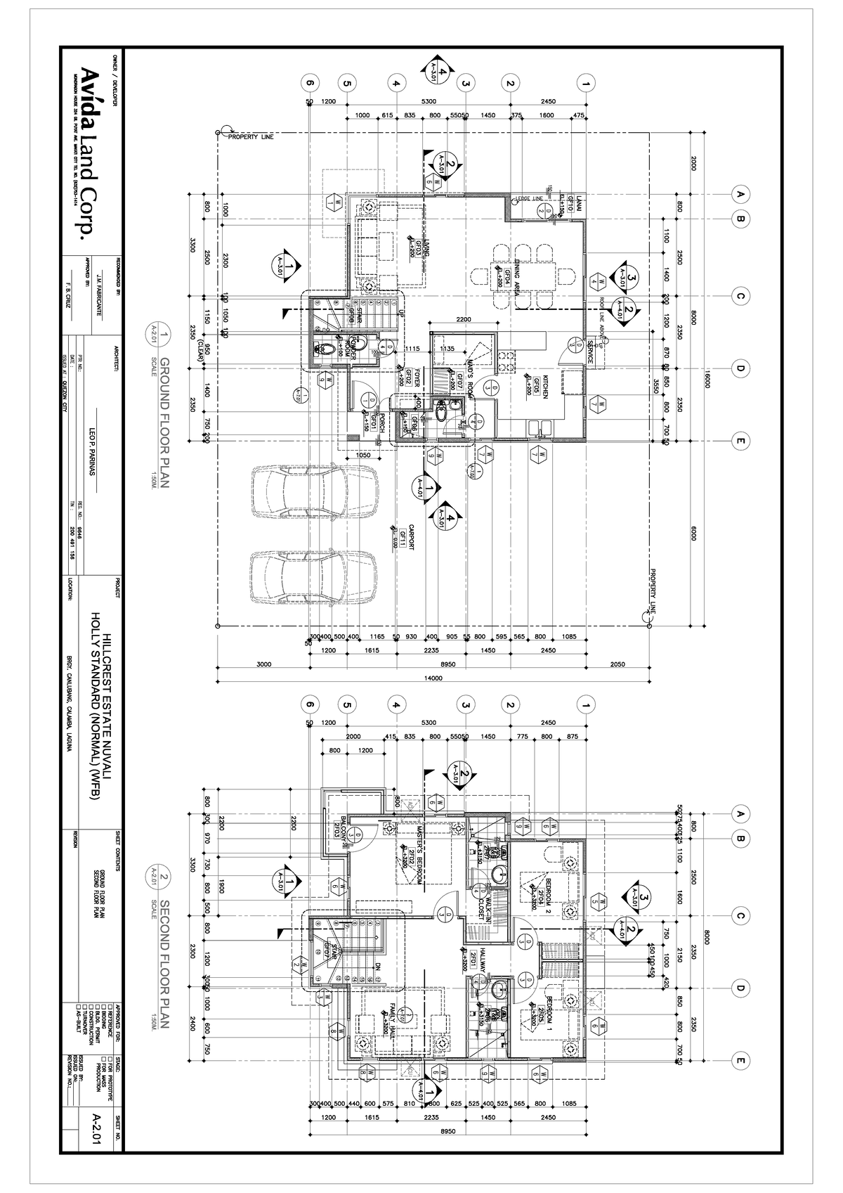 A-2.01 Floor PlansPHILIPPINE ARCHITECTURE MUST HAVE DOCUMENTSPHILIPPINE ...