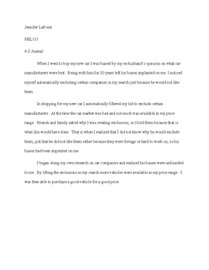 Module 6-2 Worksheet - Jennifer LaPoint FAS 240 6-2 Worksheet Most of ...